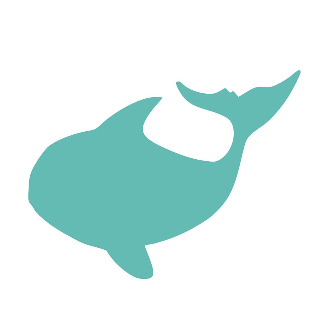 20 Pack - Paper Whale Shapes, Whale Shapes, Die Cut Whale Cutout, Paper ...