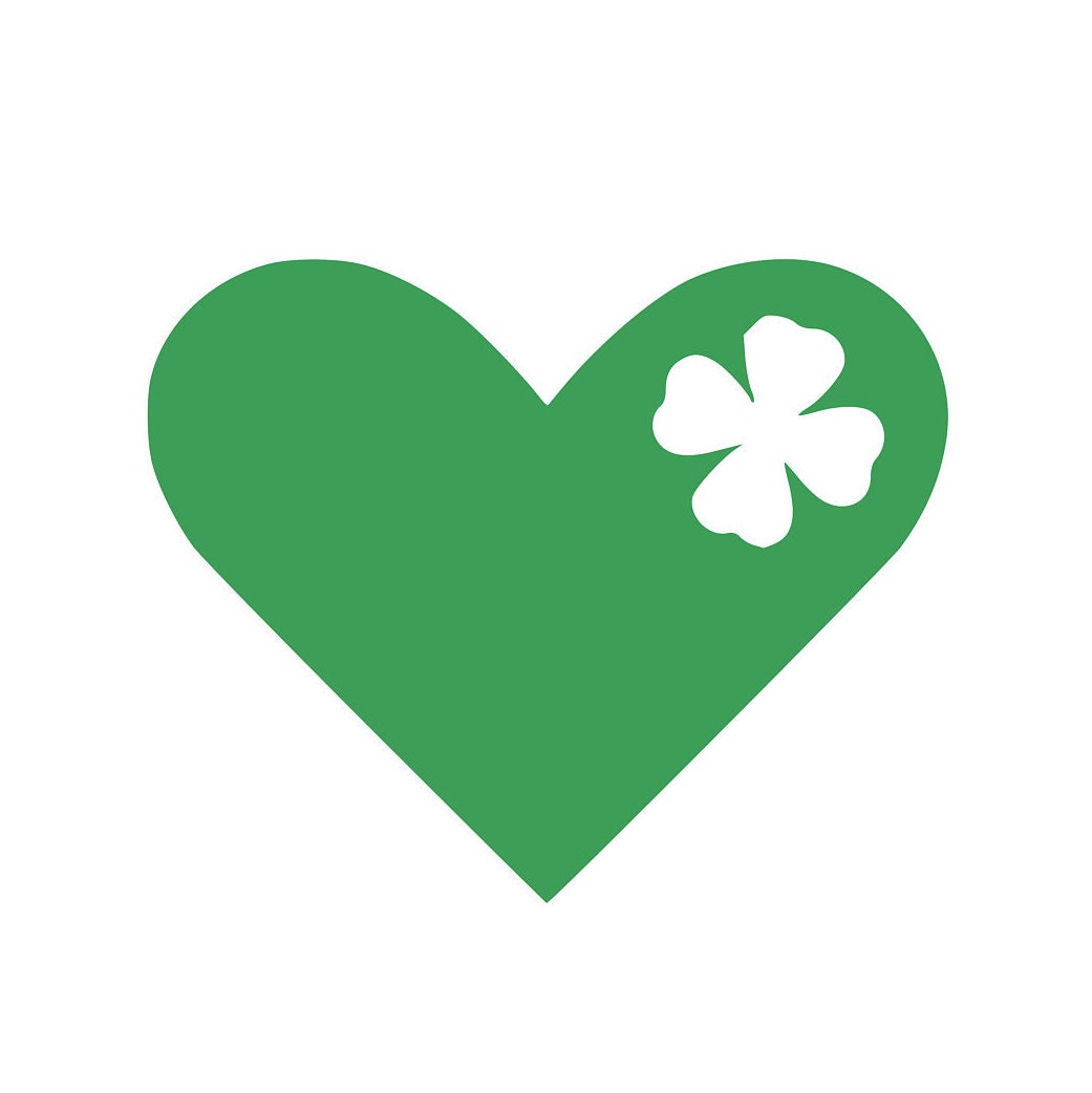 20 Pack Paper Irish Heart Shapes Irish Heart Shapes Die | Etsy