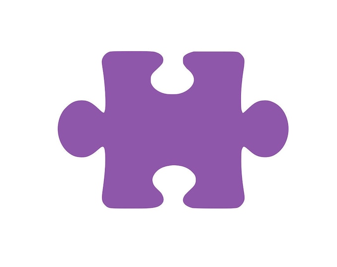 20 Pack Paper Puzzle Piece Shapes, Die Cut Puzzle Piece Cutouts, Event ...