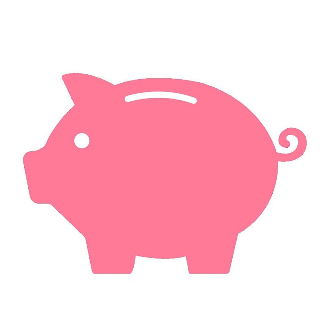 20 Pack - Paper Piggy Bank Shapes, Die Piggy Bank Cutouts, Kid's ...