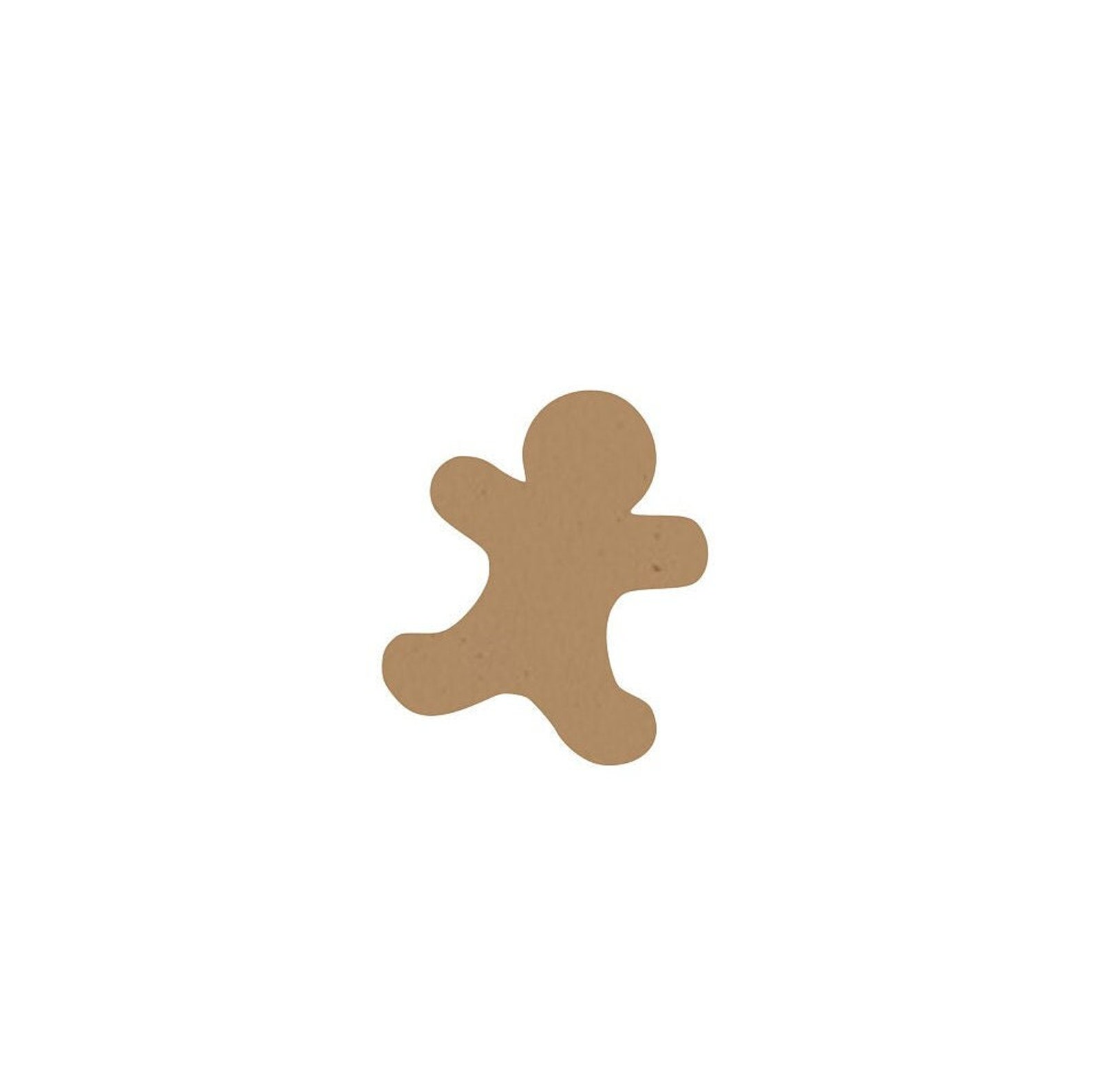 20 Pack - Paper Gingerbread Man Shapes, Gingerbread Man Shapes, Die Cut ...