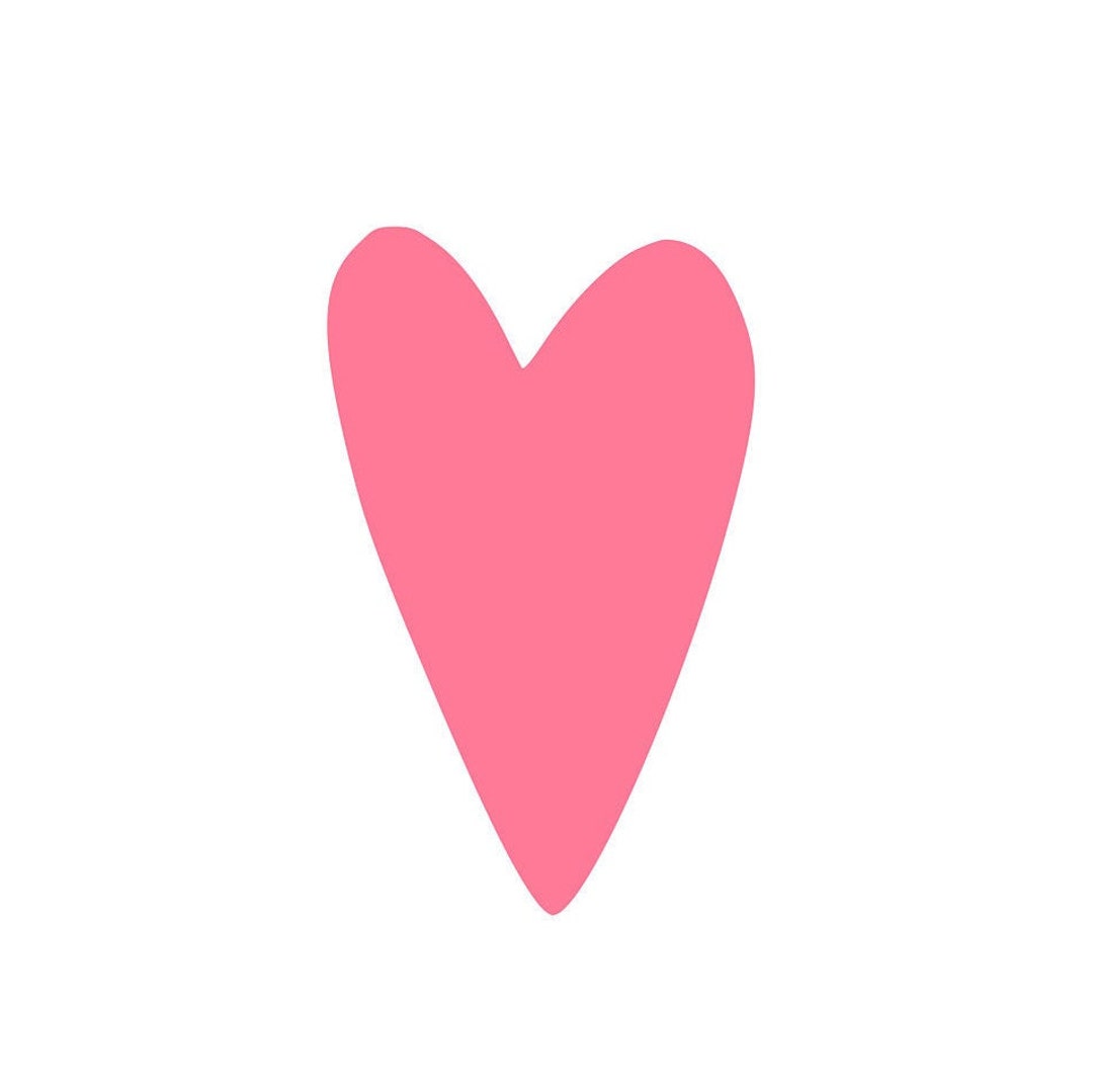 20 Pack - Paper Primitive Heart Shapes, Heart Shapes, Die Cut Heart ...