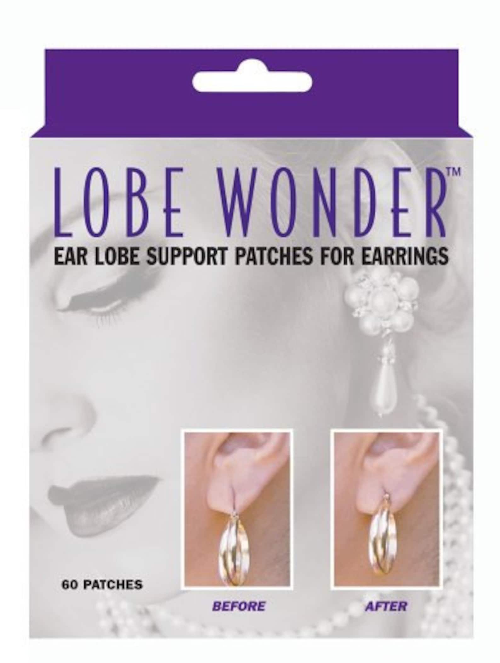 LOBE WONDER Earring Support Patches for Damaged Stretched | Etsy