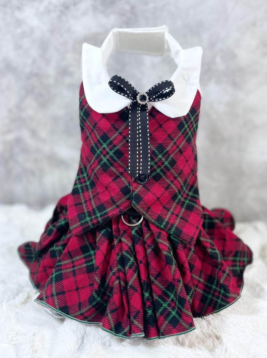 Preppy Paws Flannel Prep School Uniform for Pets - Etsy