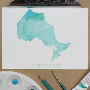 Ontario Map, Ontario Canada Map, Canada Gift, Ontario, Map Art ...