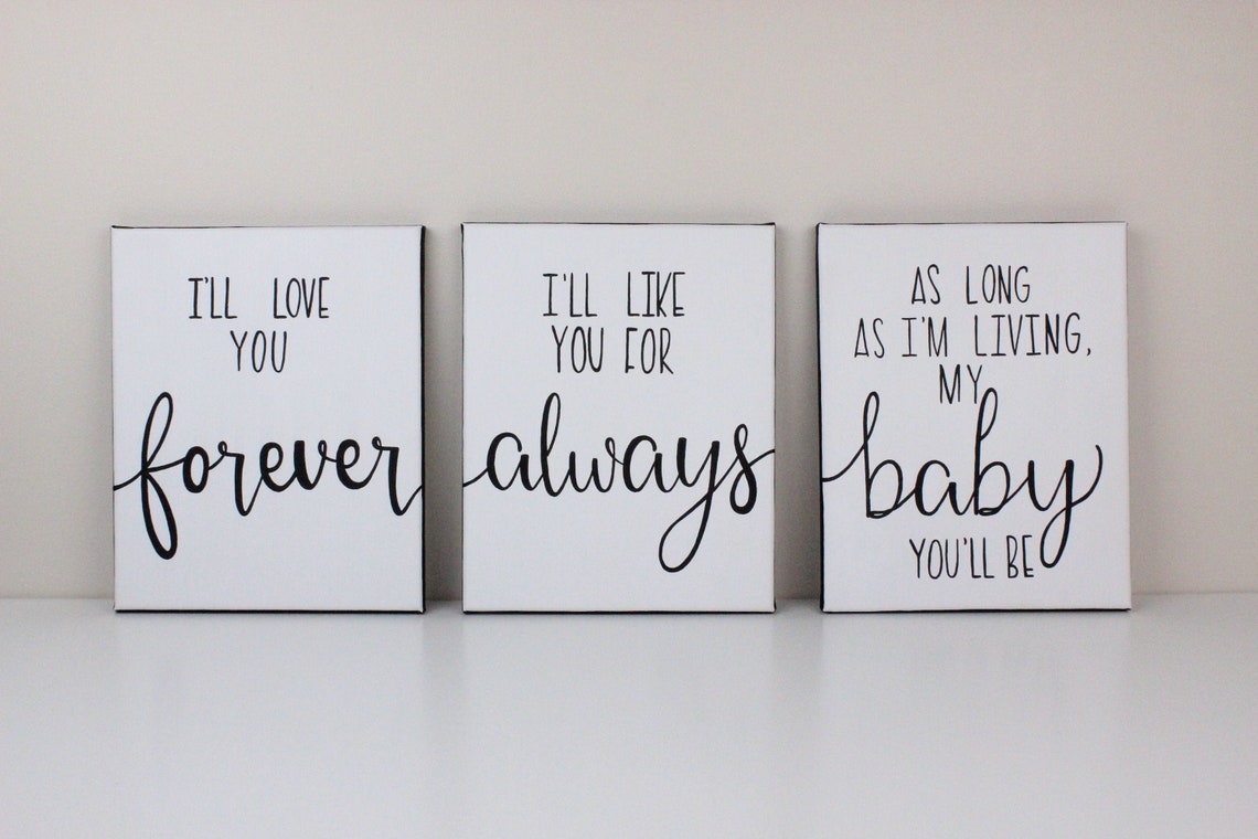 Ill Love You Forever Ill Love You for Always Kids Gift Baby - Etsy
