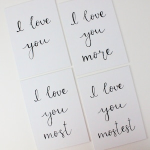 I Love You, I Love You More, I Love You Most, I Love You Mostest, Love ...