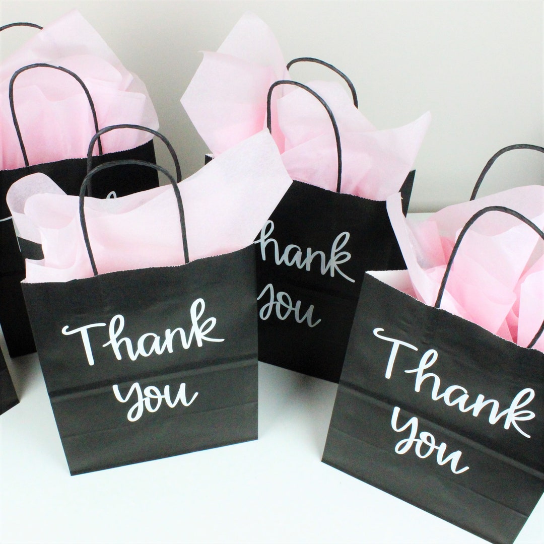 Personalized Gift Bags, Custom Gift Bags, Favor Bags, Calligraphy Bags ...