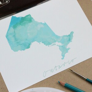 Ontario Map, Ontario Canada Map, Canada Gift, Ontario, Map Art ...