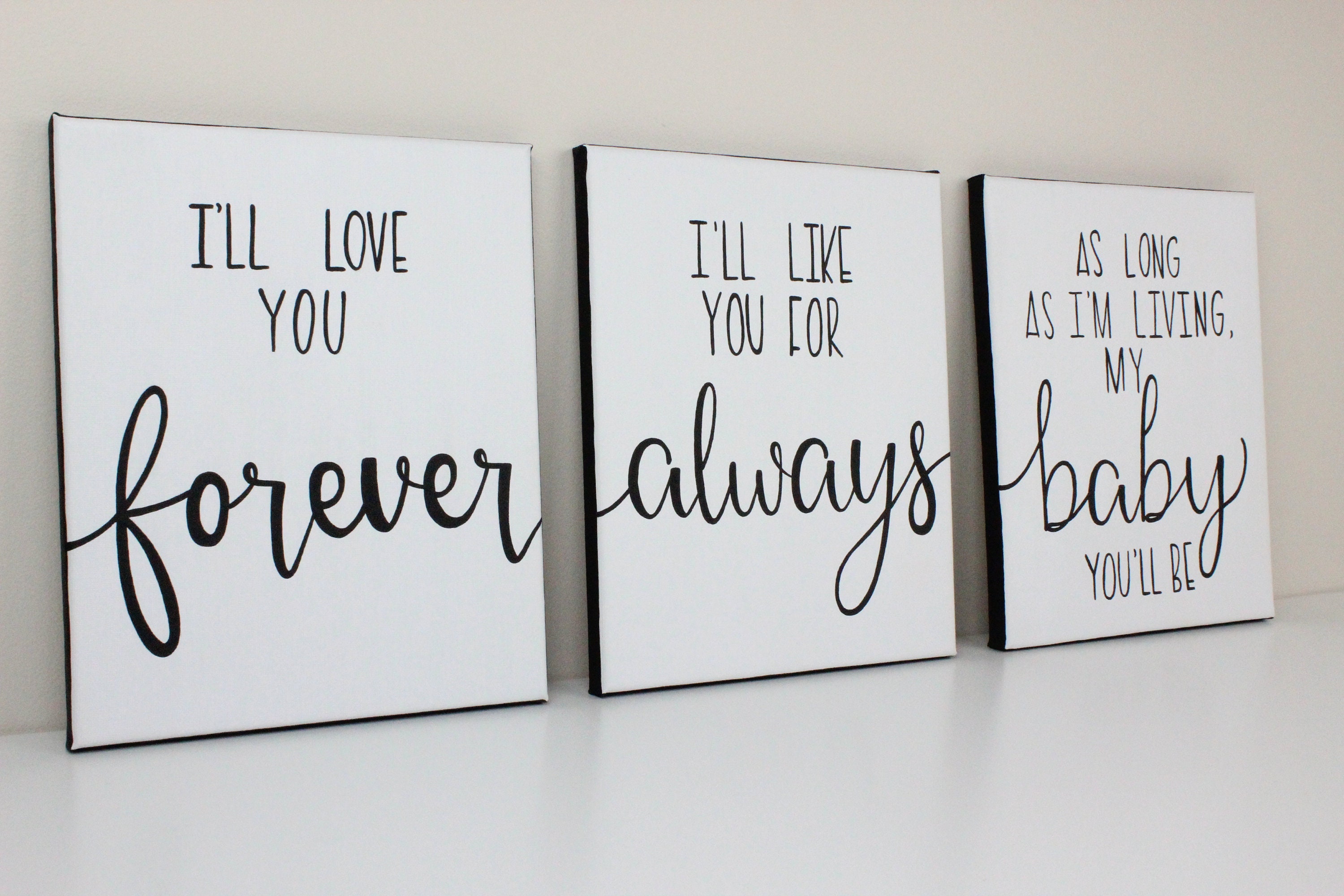 Ill Love You Forever Ill Love You For Always Kids Gift Baby | Etsy