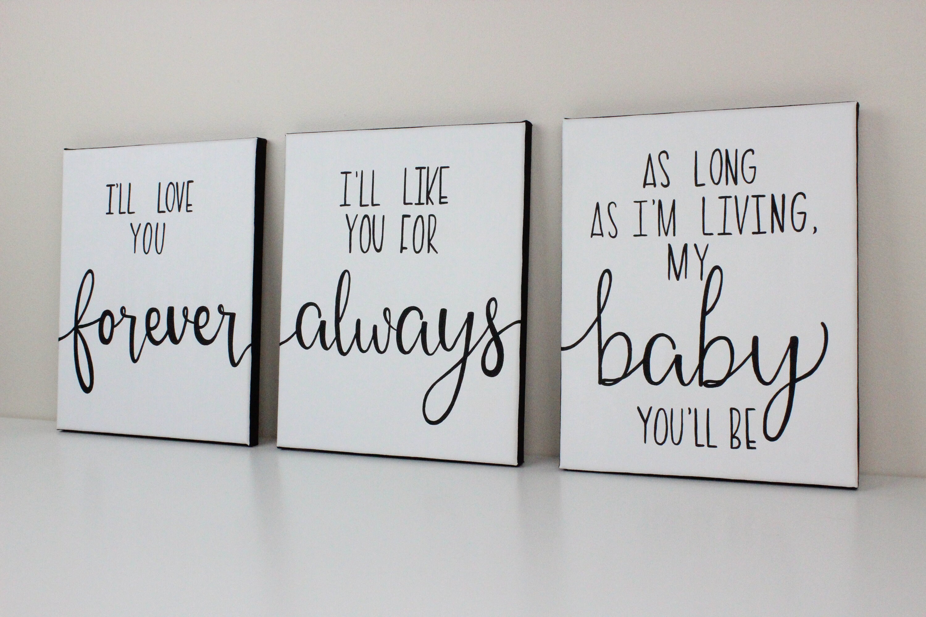 Ill Love You Forever, Ill Love You for Always, Kids Gift, Baby Gift ...