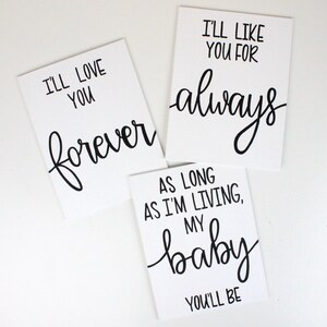 Ill Love You Forever, Ill Love You for Always, Kids Gift, Baby Gift ...