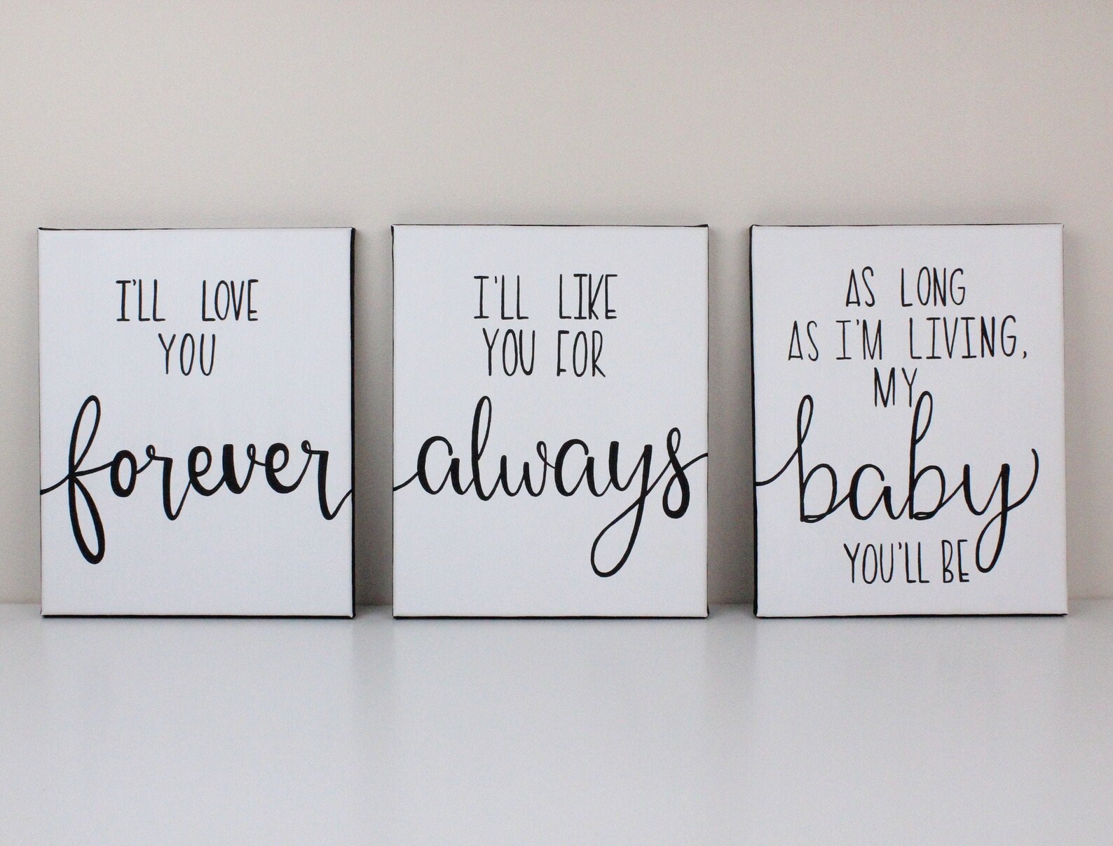 Ill Love You Forever, Ill Love You for Always, Kids Gift, Baby Gift ...