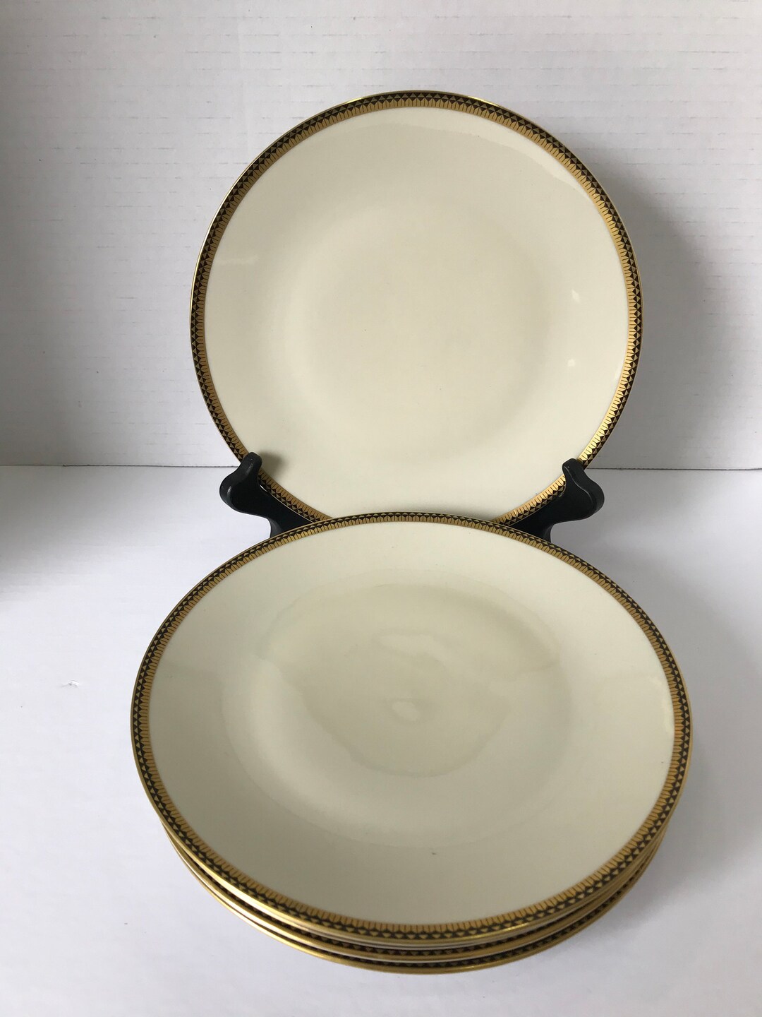 Set of 5 Vintage Zeh-scherzer Bavaria Germany Mid Century Black, Gold ...