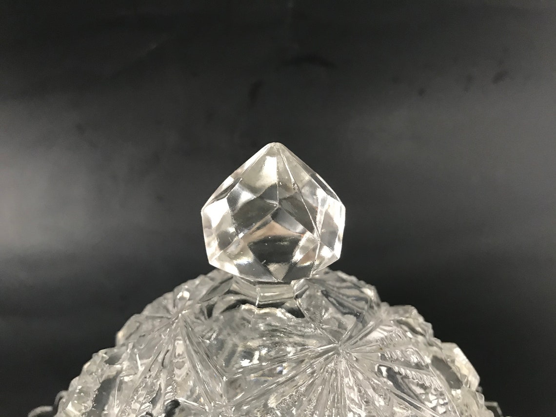 Antique McKee Prescut Toltec Clear Pattern EAPG Cut Glass | Etsy