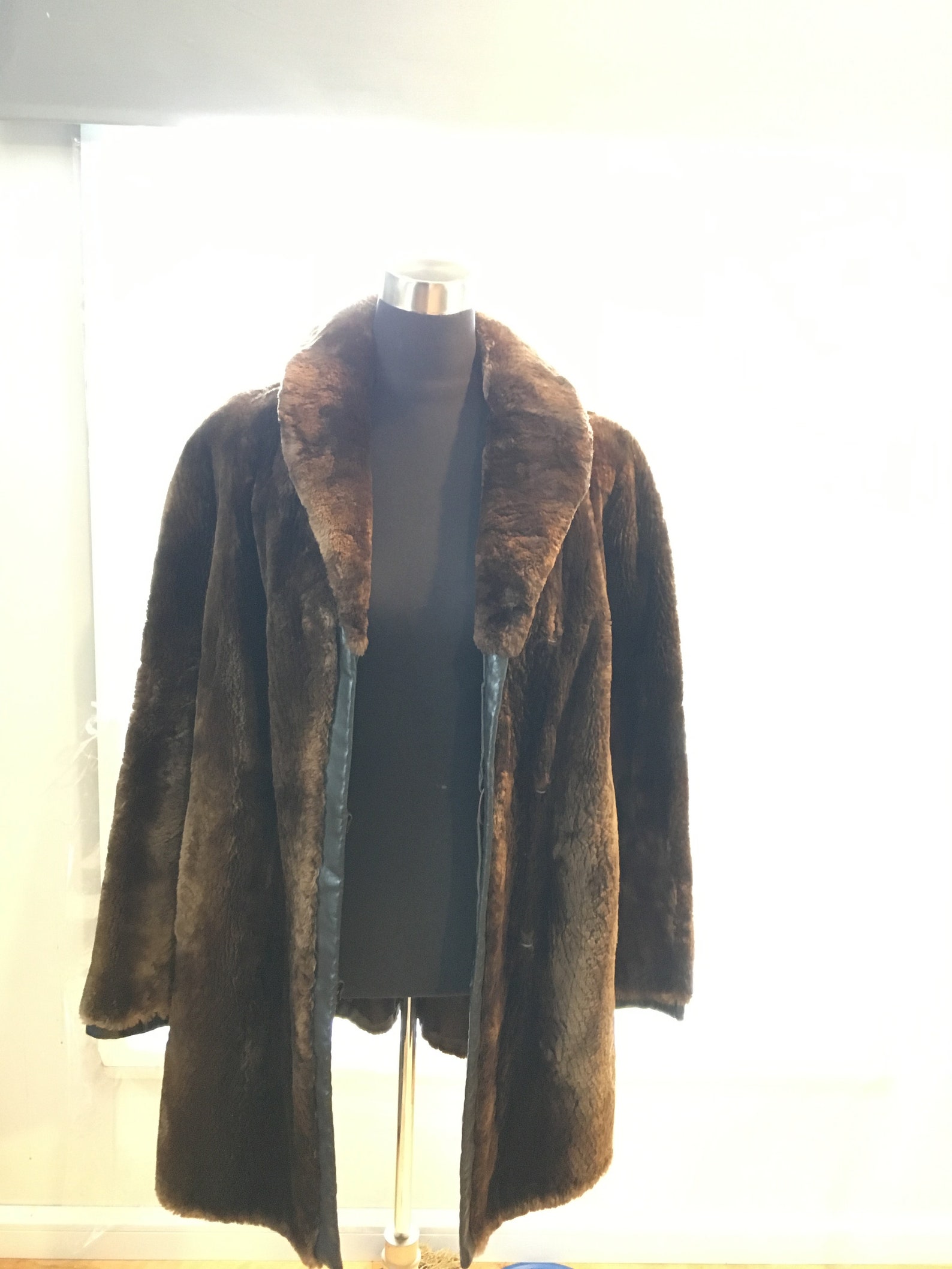 Sheared Beaver Fur Coat Chocolate Brown Beaver Fur Jacket - Etsy