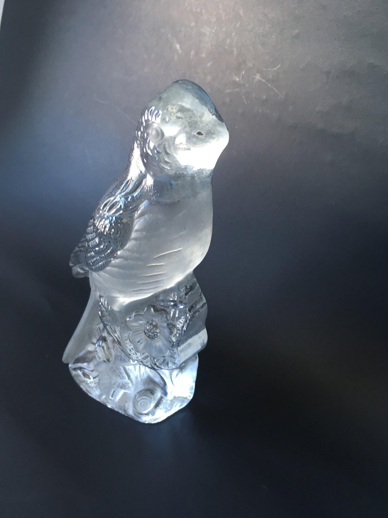 Vintage Viking Glass Bird Bookend Paperweight 1940's - Etsy