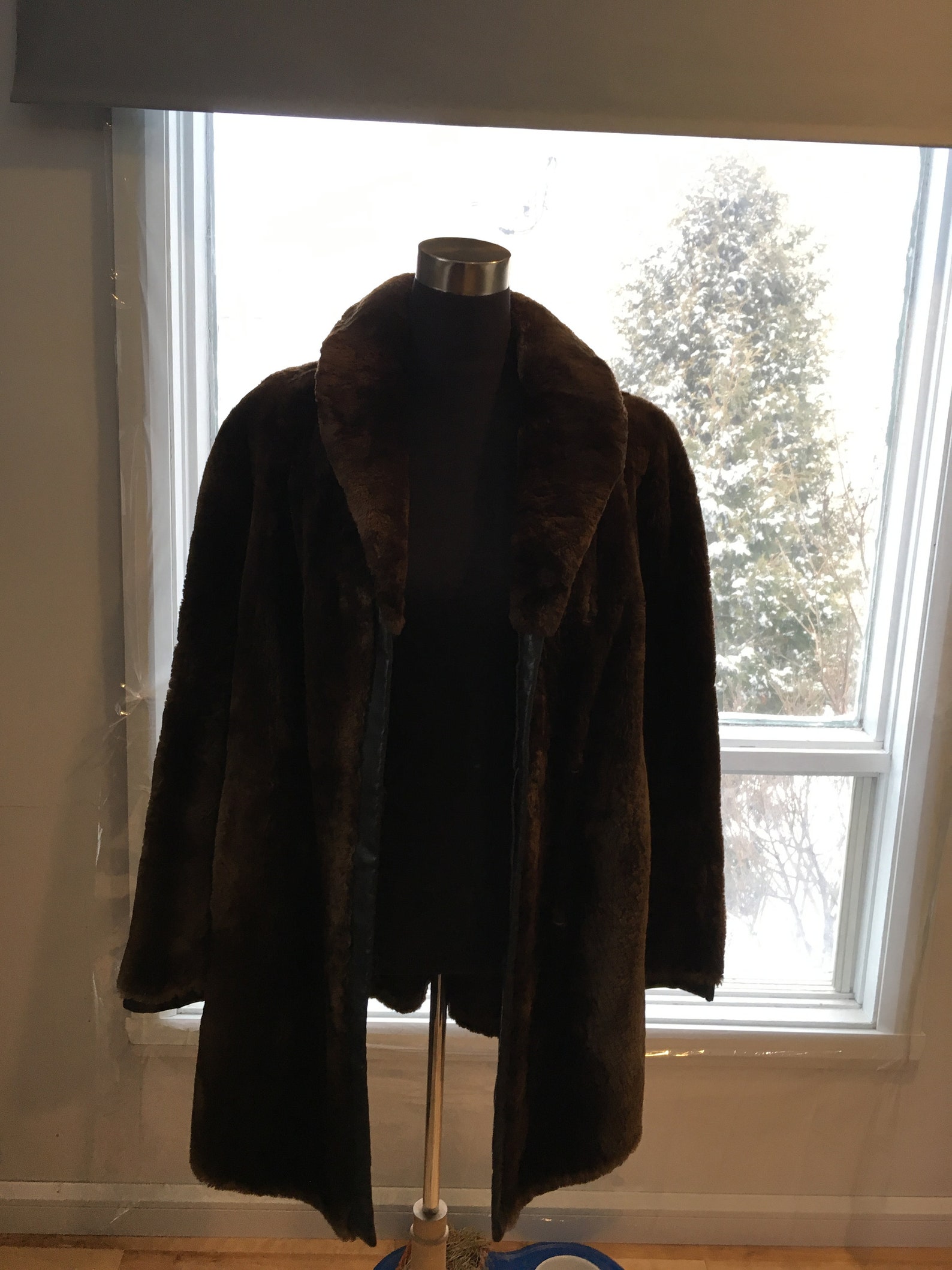 Sheared Beaver Fur Coat Chocolate Brown Beaver Fur Jacket - Etsy