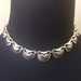 Pegasus Coro White Gold Tone Cockle Shell Linked Necklace and Bracelet ...