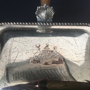 Vintage SILENT BUTLER Crumb Catcher With Stag and Deer Crest ~ Major AB ...