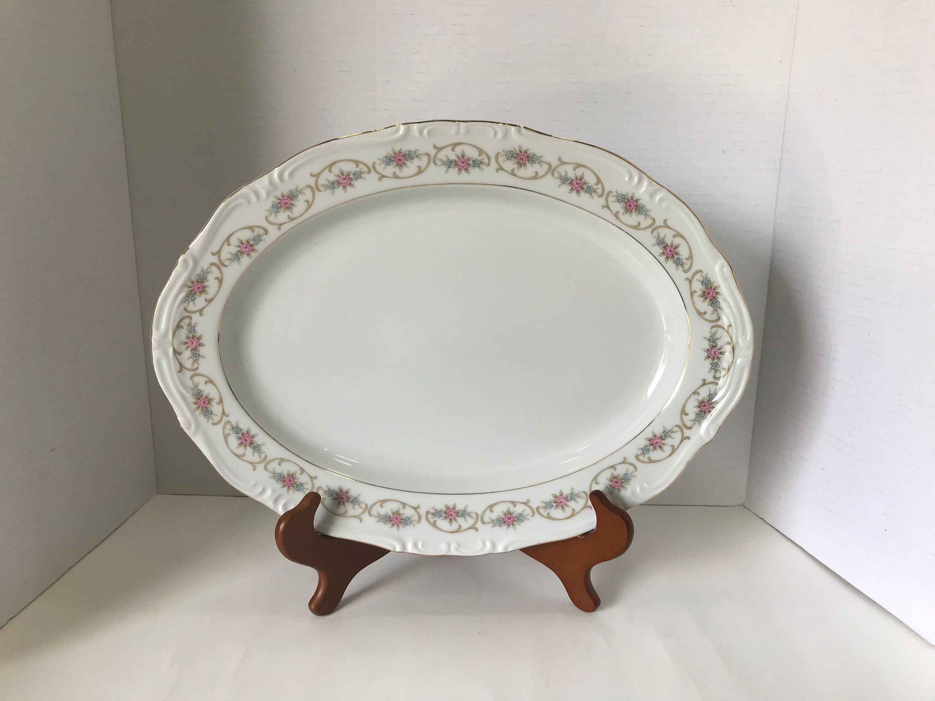 Fine Porcelain China of Japan Sakura Oval Serving Platter - Etsy Canada