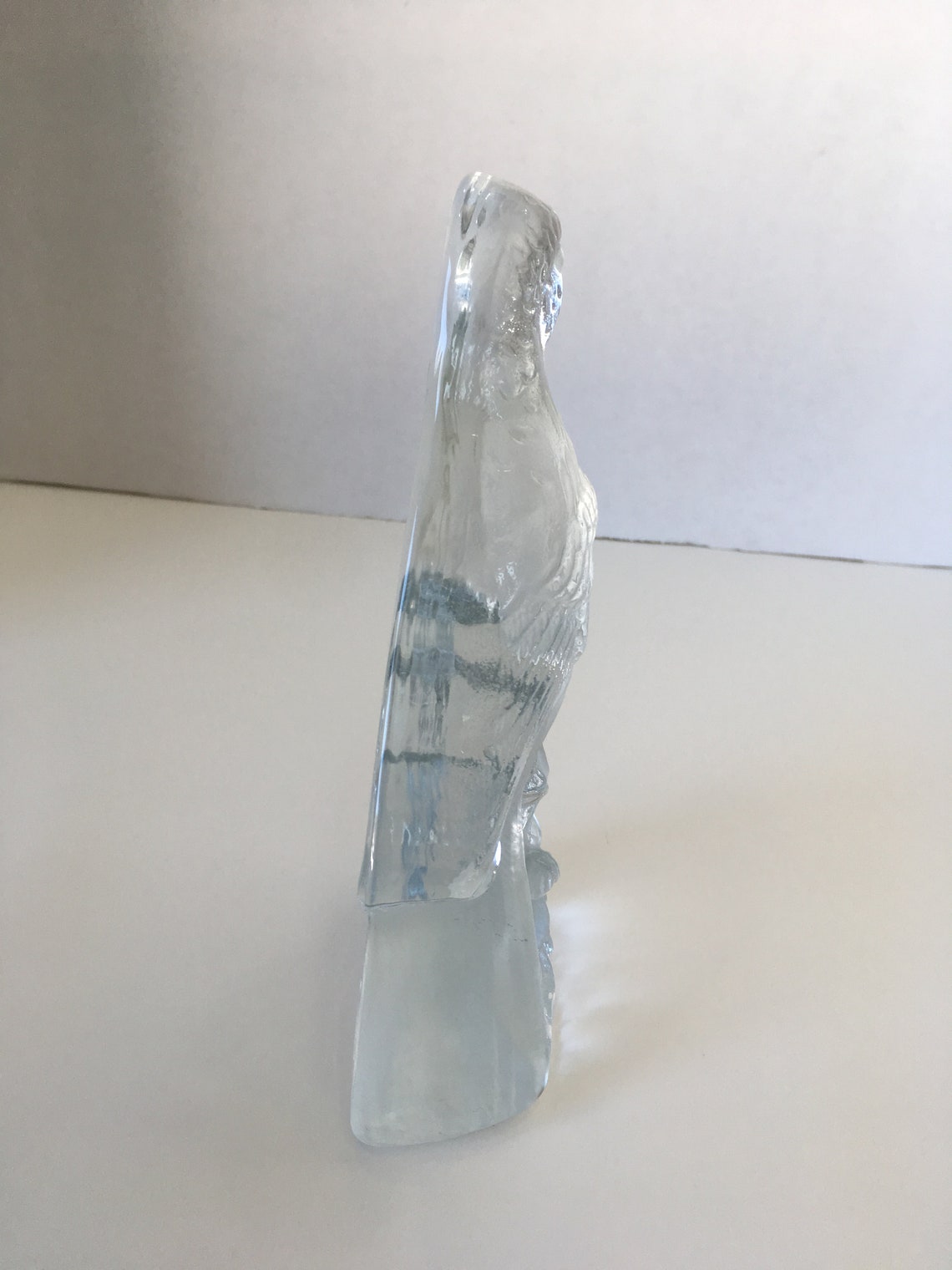 Vintage Viking Glass Bird Bookend Paperweight 1940's - Etsy