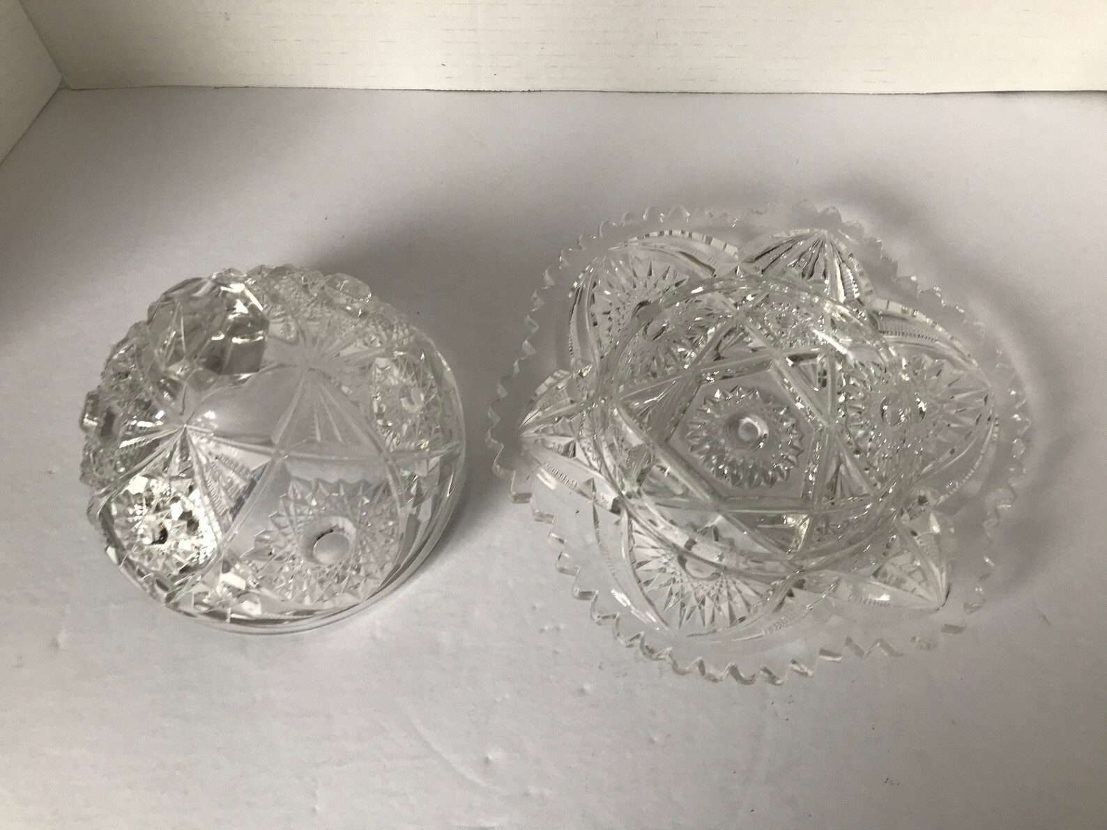 Antique Mckee Prescut Toltec Clear Pattern EAPG Cut Glass | Etsy