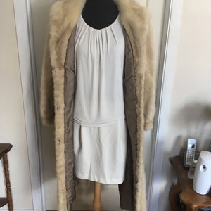 1980s Vintage Mink Chevron Cut Winter Coat Fur Coat Wing Collar Mink ...