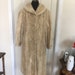 1980s Vintage Mink Chevron Cut Winter Coat Fur Coat Wing - Etsy