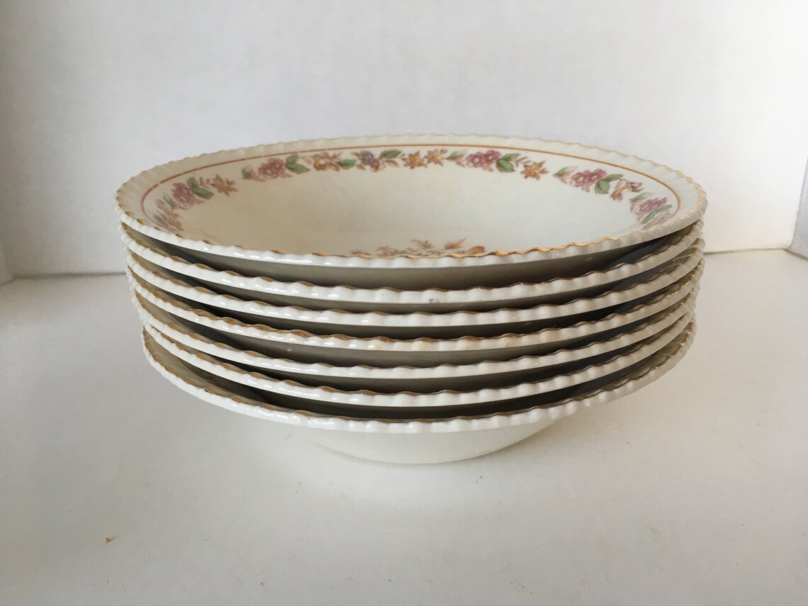 Set of 7 Sovereign Potters Earthenware Coupe Soup Bowls - Etsy