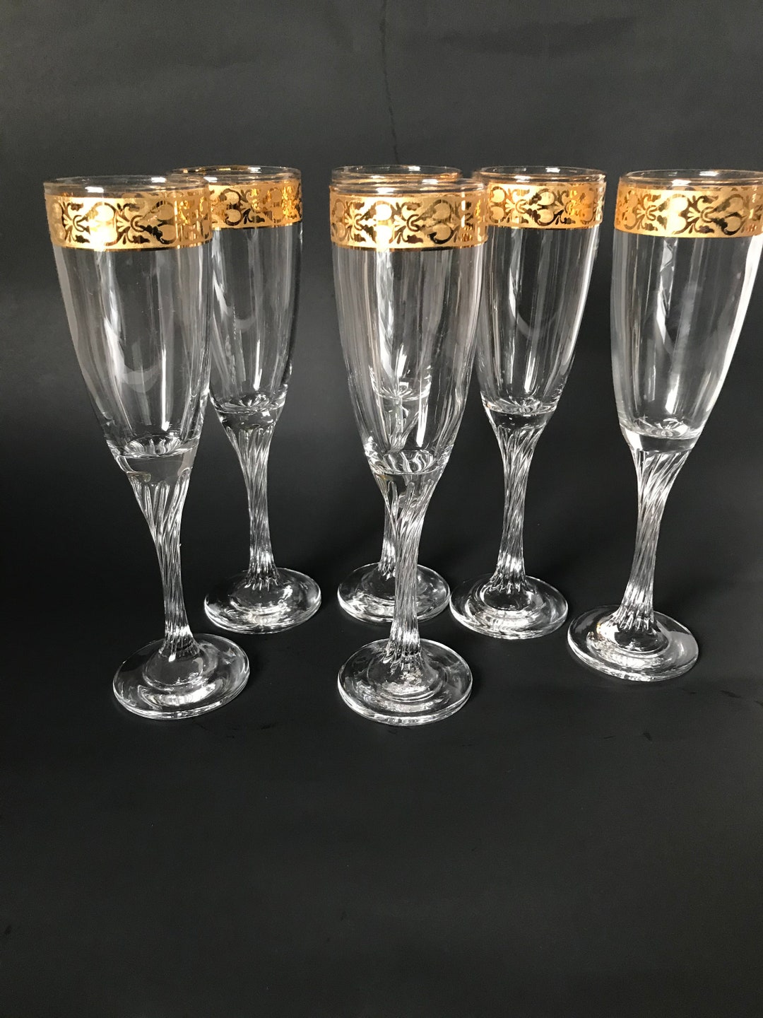 Vintage Cristalleria Fratelli Fumo Brothers Crystal Barware Set 6 ...