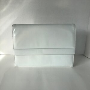 Vintage White Leather Evening Clutch/shoulder Bag/crossbody Handbag - Etsy