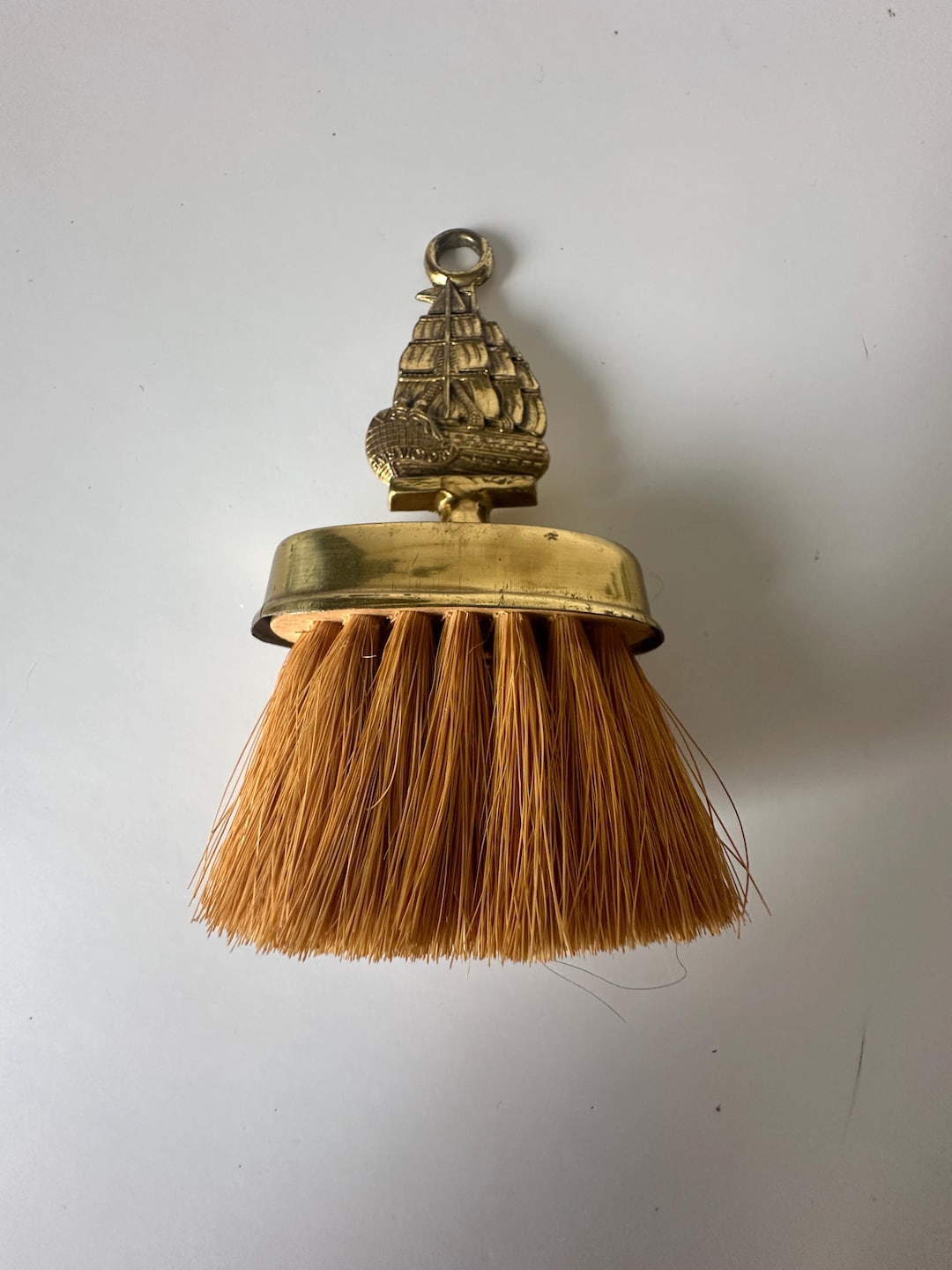 Antique Brass Crumb Catcher/dust Pan/silent Butler Brush - Etsy