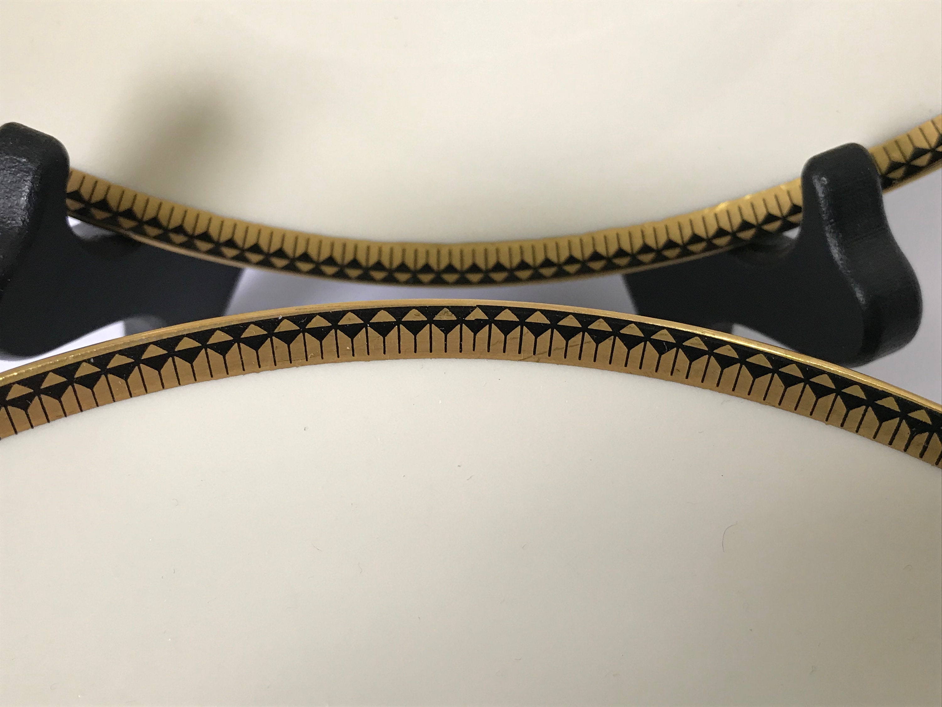 Set of 5 Vintage Zeh-Scherzer Bavaria Germany Mid Century Black, Gold ...
