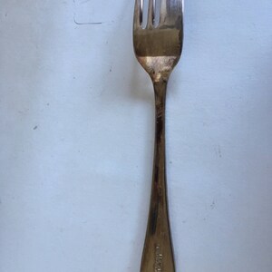 Vintage Set of 6 Silver Plated Cake Forks Pastry Forks Dessert Forks ...