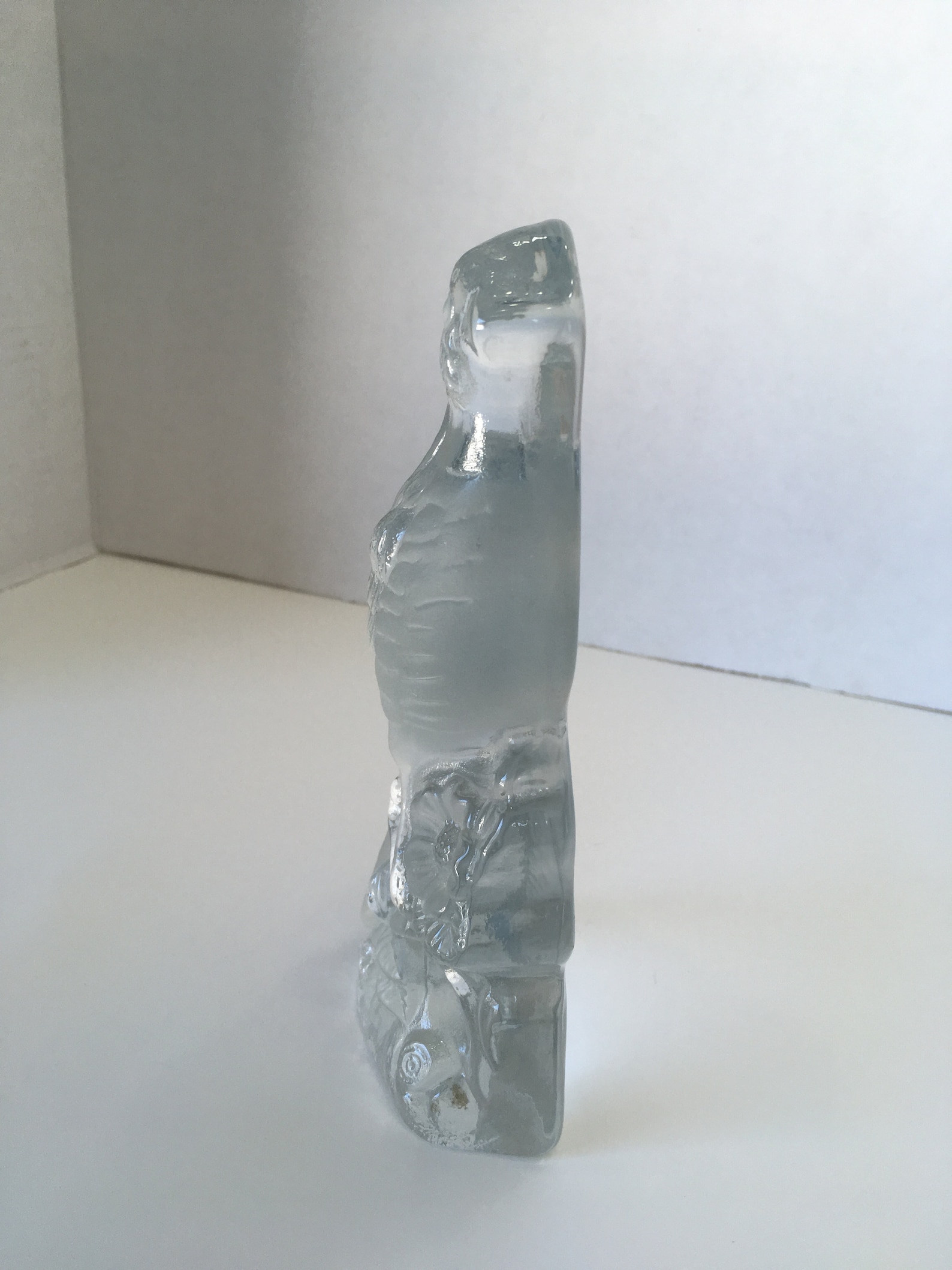 Vintage Viking Glass Bird Bookend Paperweight 1940's - Etsy