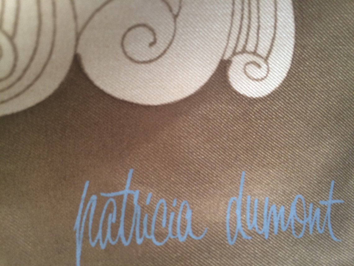 Vintage Patricia Dumont of Paris Silk Twill Paisley Design | Etsy