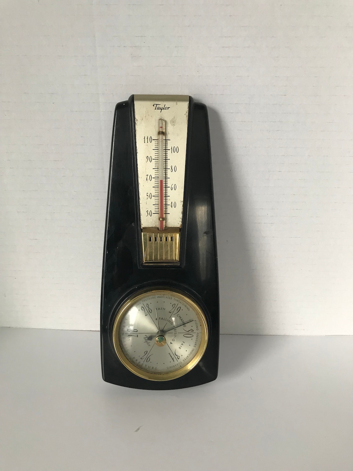 Taylor Instruments Co. Vintage Weather Station Thermometer | Etsy