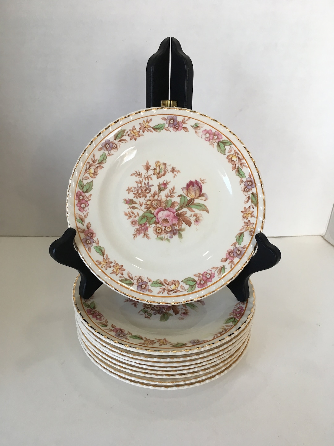 Set of 9 Sovereign Potters Earthenware Bread and Butter/side Plates ...