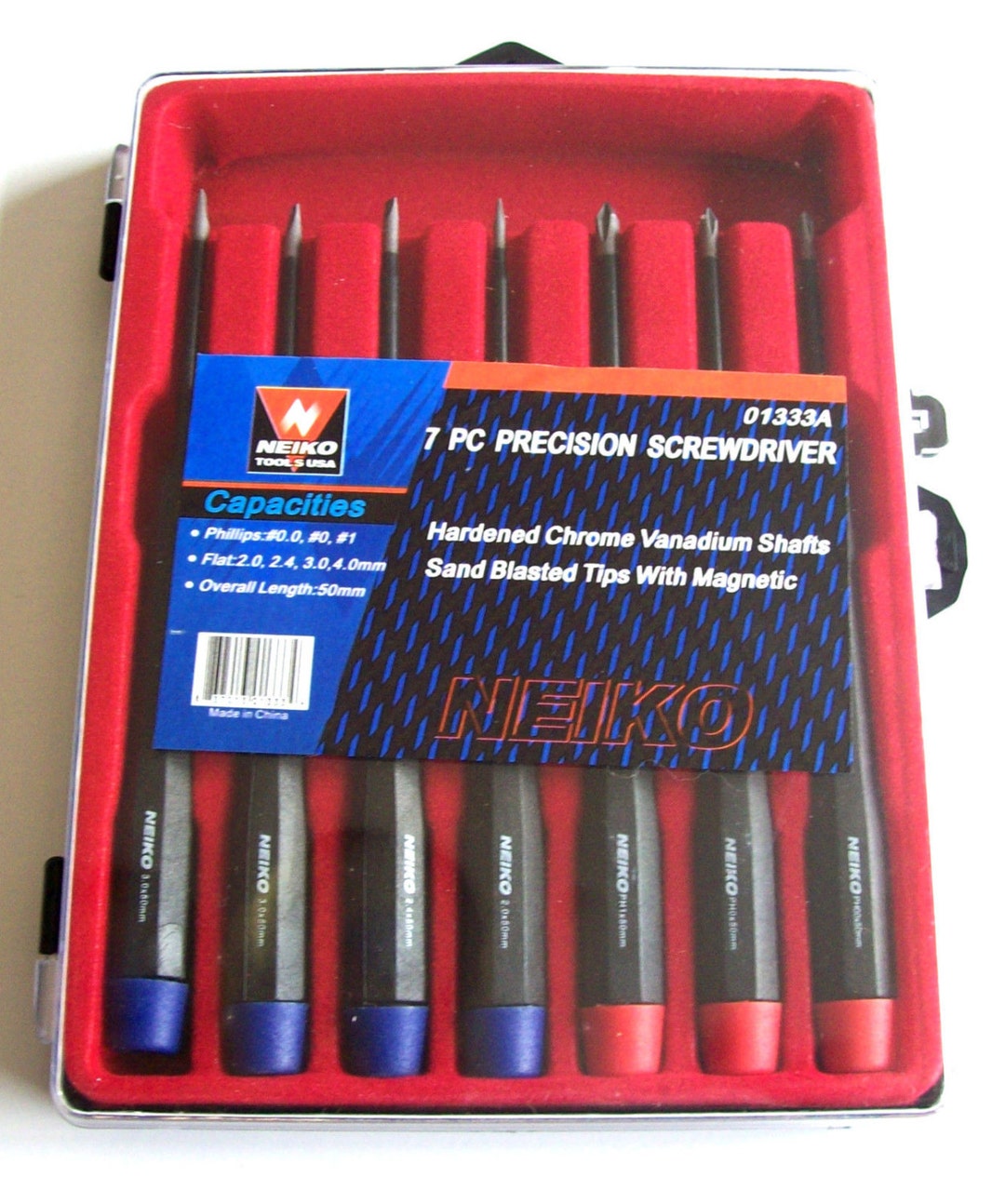 7pc Precision Screwdriver Set Magnetic Tips Neiko Usa - Etsy