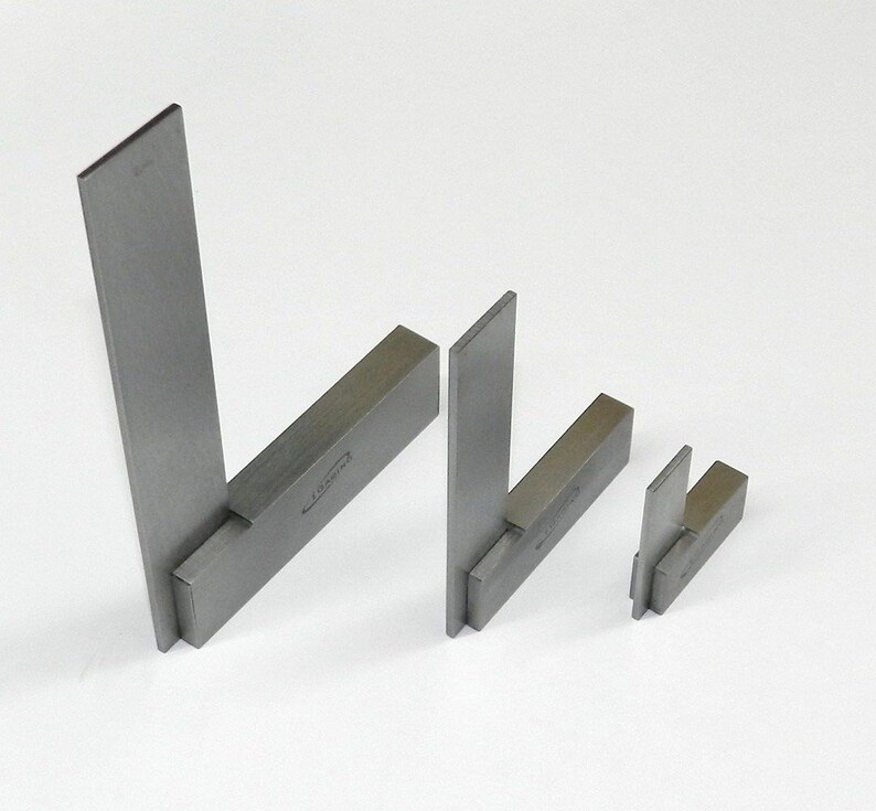 3 machinist squares 90º right angle engineer's set | Etsy