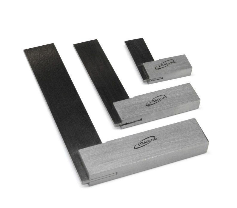 3 machinist squares 90º right angle engineer's set | Etsy