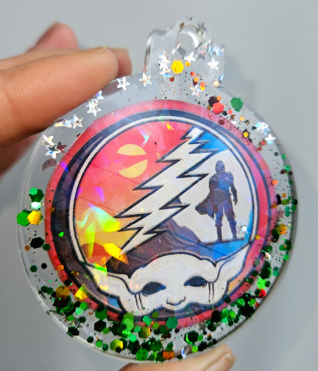 Star Wars Grateful Dead Holographic Ornament - Etsy