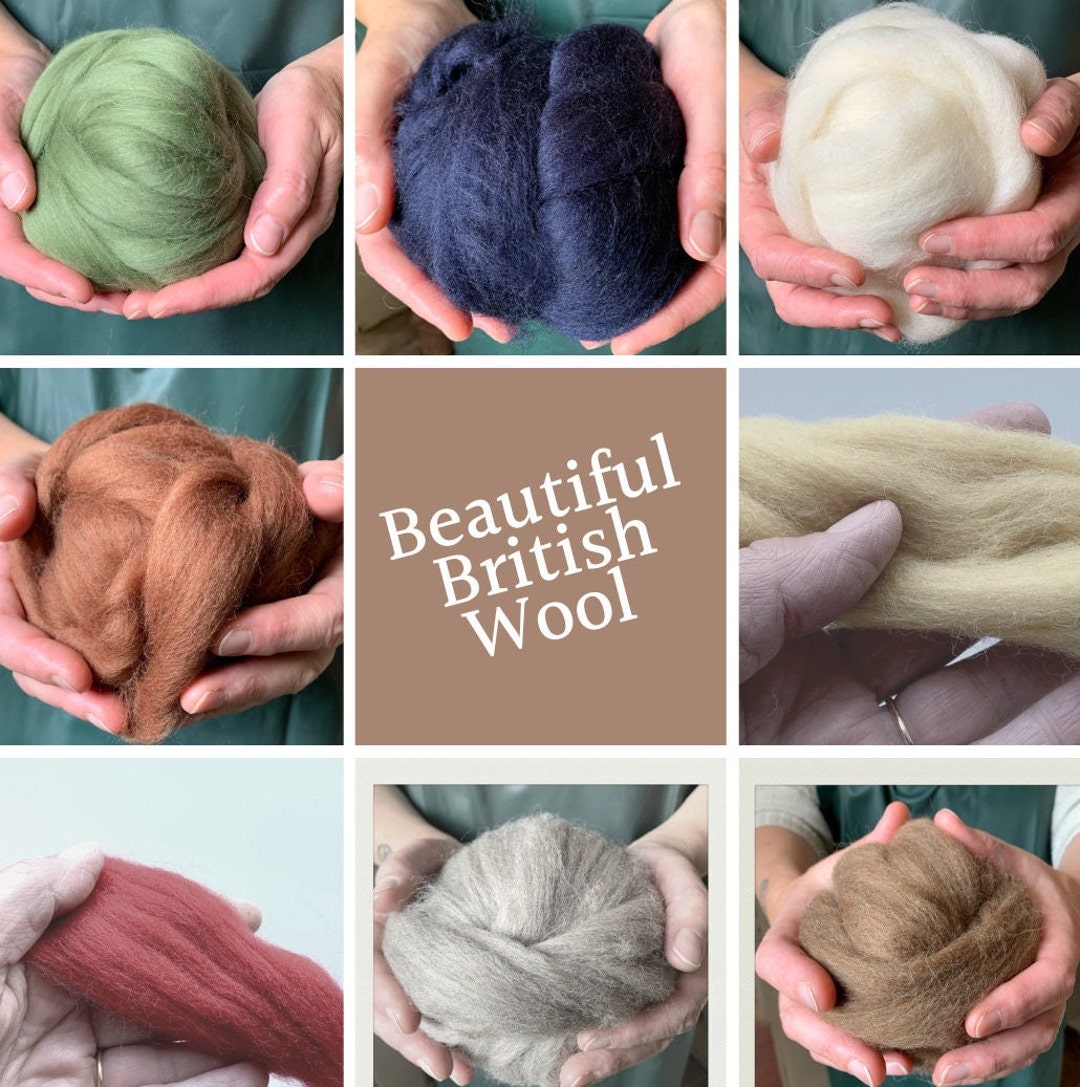 Shetland Top Roving Ideal for Needle Felting and Wet Felting 50g - Etsy