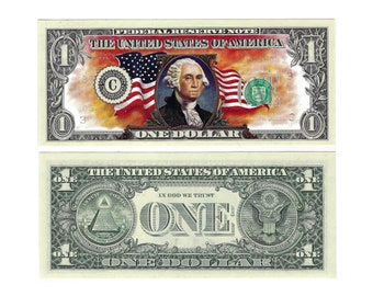 SUPERDAD Colorized Two Dollar Bill on Genuine US Currency Father's Day ...