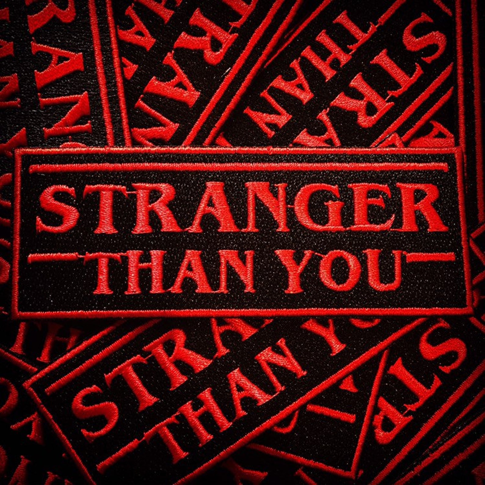 Stranger Things stranger Than You Slogan Iron on | Etsy