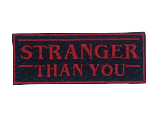 Stranger Things stranger Than You Slogan Iron on | Etsy