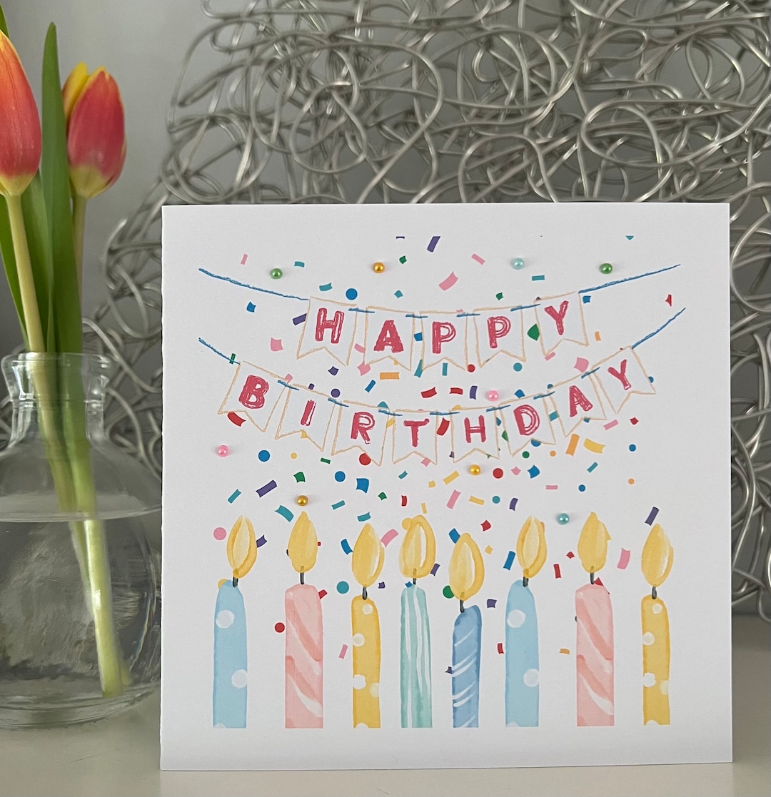 General Birthday Card - Happy Birthday Card - Birthday Card for All ...