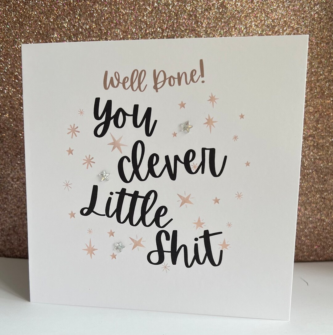 Exam Congratulations Card Well Done Card a Level Congratulations Gcses ...