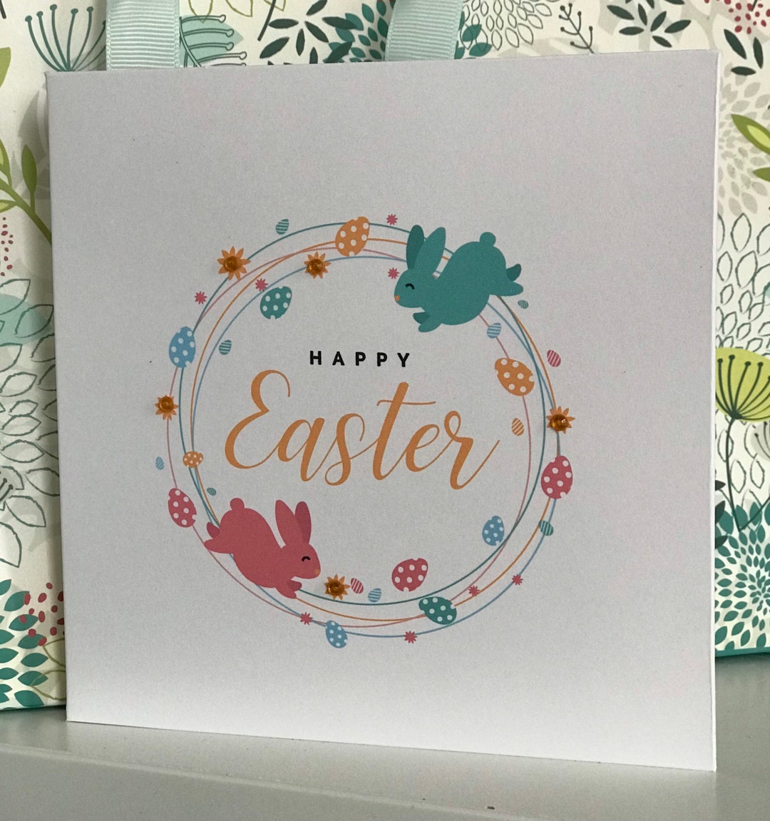 Pack of Easter Cards - Happy Easter Card - Hand Embossed - Easter Cards ...